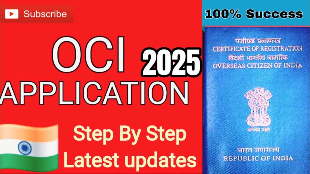 OCI APPLICATION 2025 Step By step Complete Guidelines | 100% success # ...
