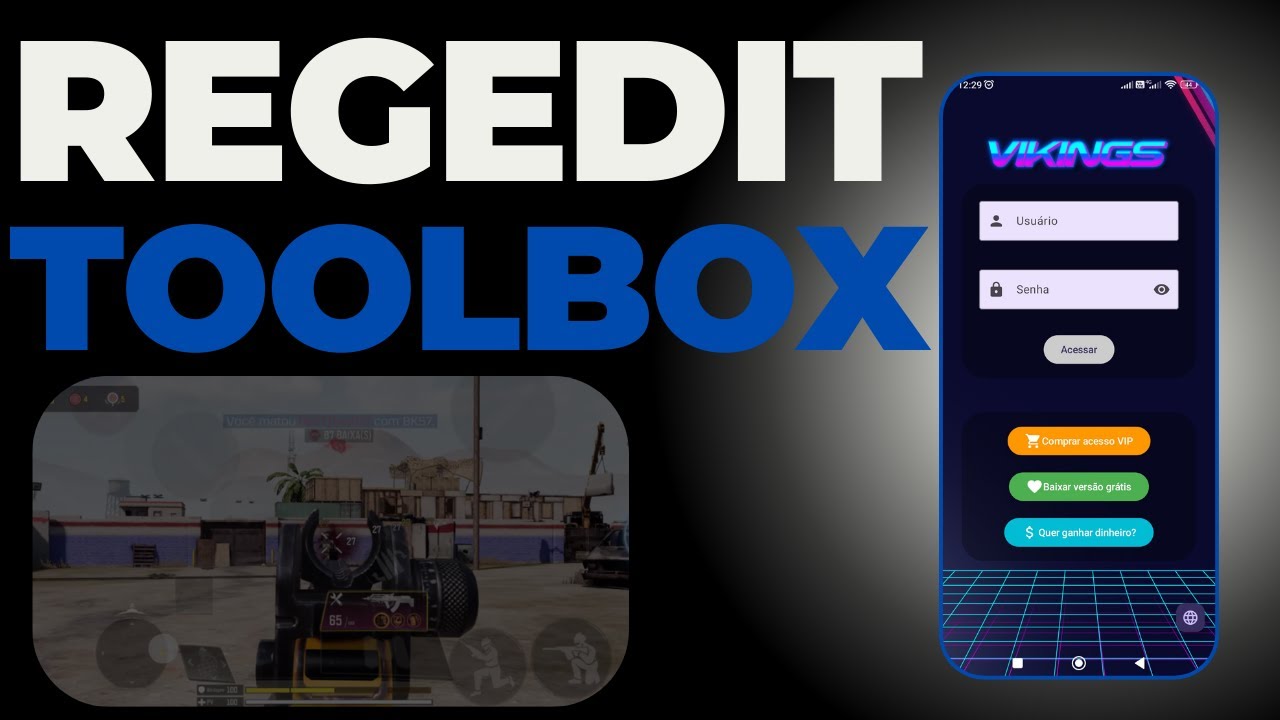 REGEDIT "TOOLBOX" PARA COD MOBILE - NOVIDADE EM 2025! - YouTube