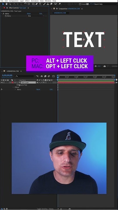Edit Text with Dropdown Menu in After Effects #Shorts - YouTube