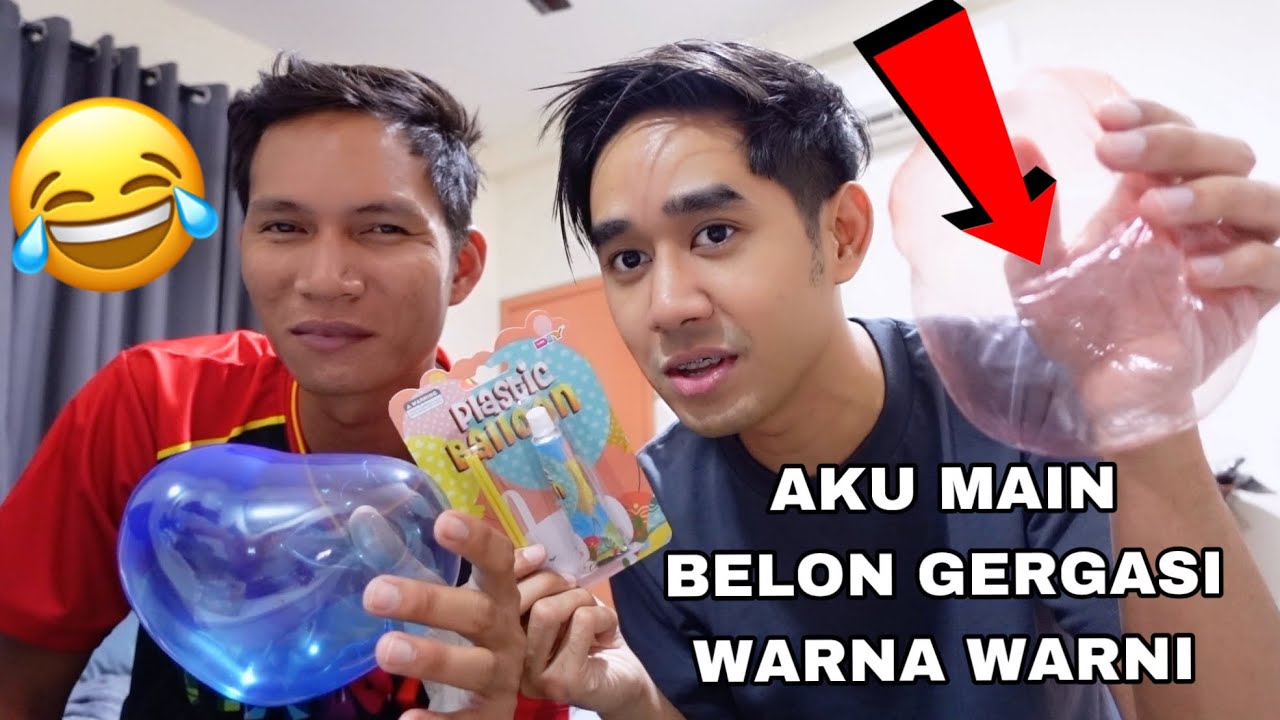 AKU MAIN BELON GERGASI 😂 WARNA WARNI CANTIKNYA 😍 - YouTube