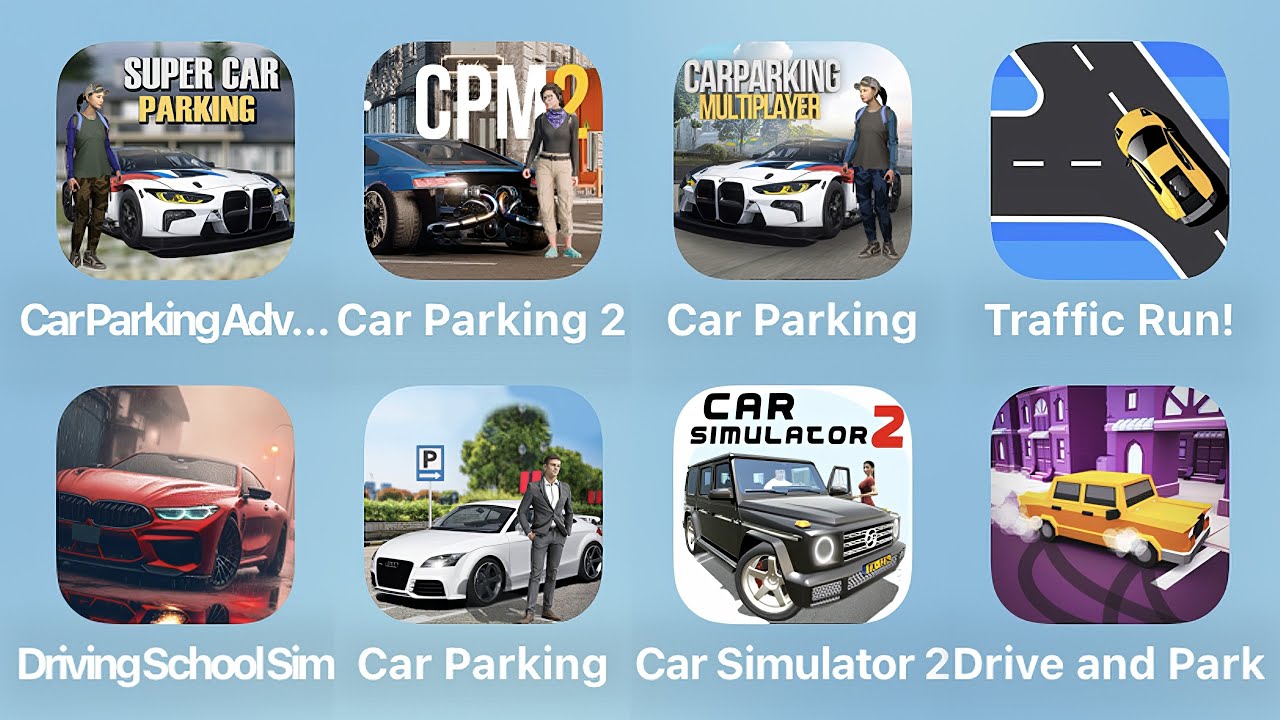Car Parking Adventure, Car Parking 2, Car Parking, Traffic Run, Driving ...