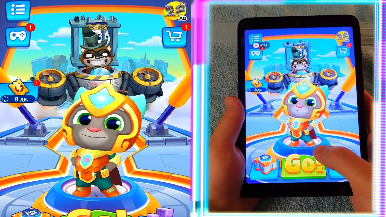 Talking Tom Hero Dash - Hero Tom - Tablet - Discover all the heroes ...