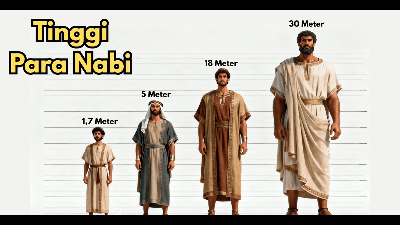Seberapa Tinggi Para Nabi Menurut Riwayat? Dari Nabi Adam Hingga Nabi ...