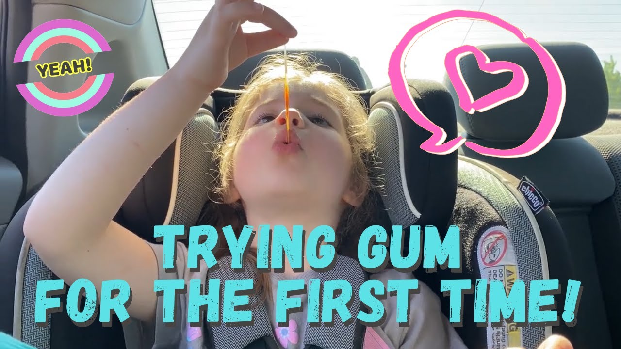 What happens when 5-year-olds try gum for the first time? - YouTube