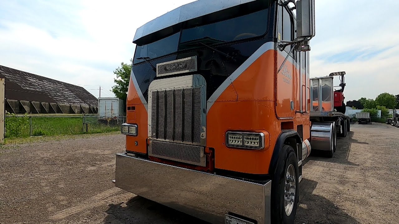 Amazing 1994 Freightliner Cabover Truck In Putnam Ontario Canada - YouTube