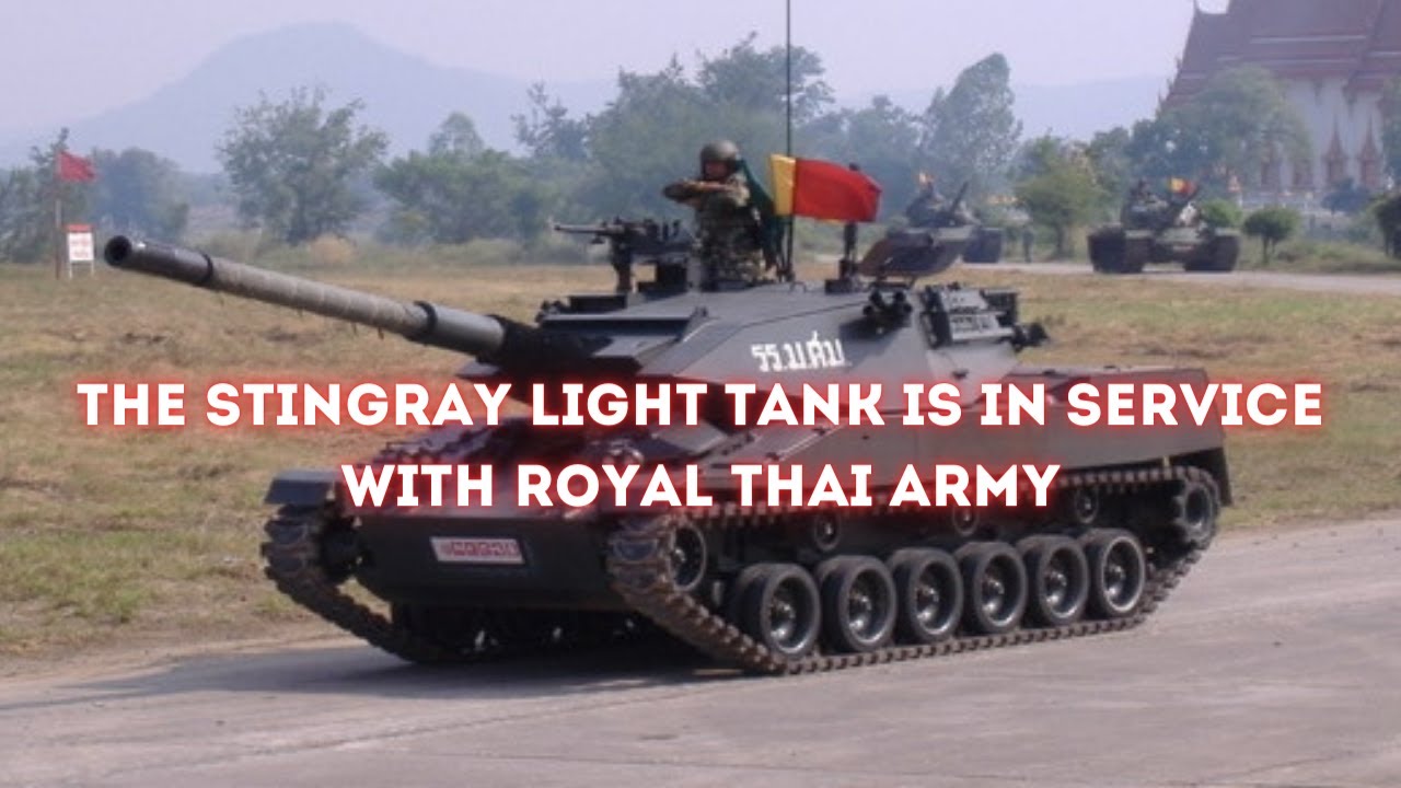 The Stingray light tank is in service with Royal Thai army - YouTube