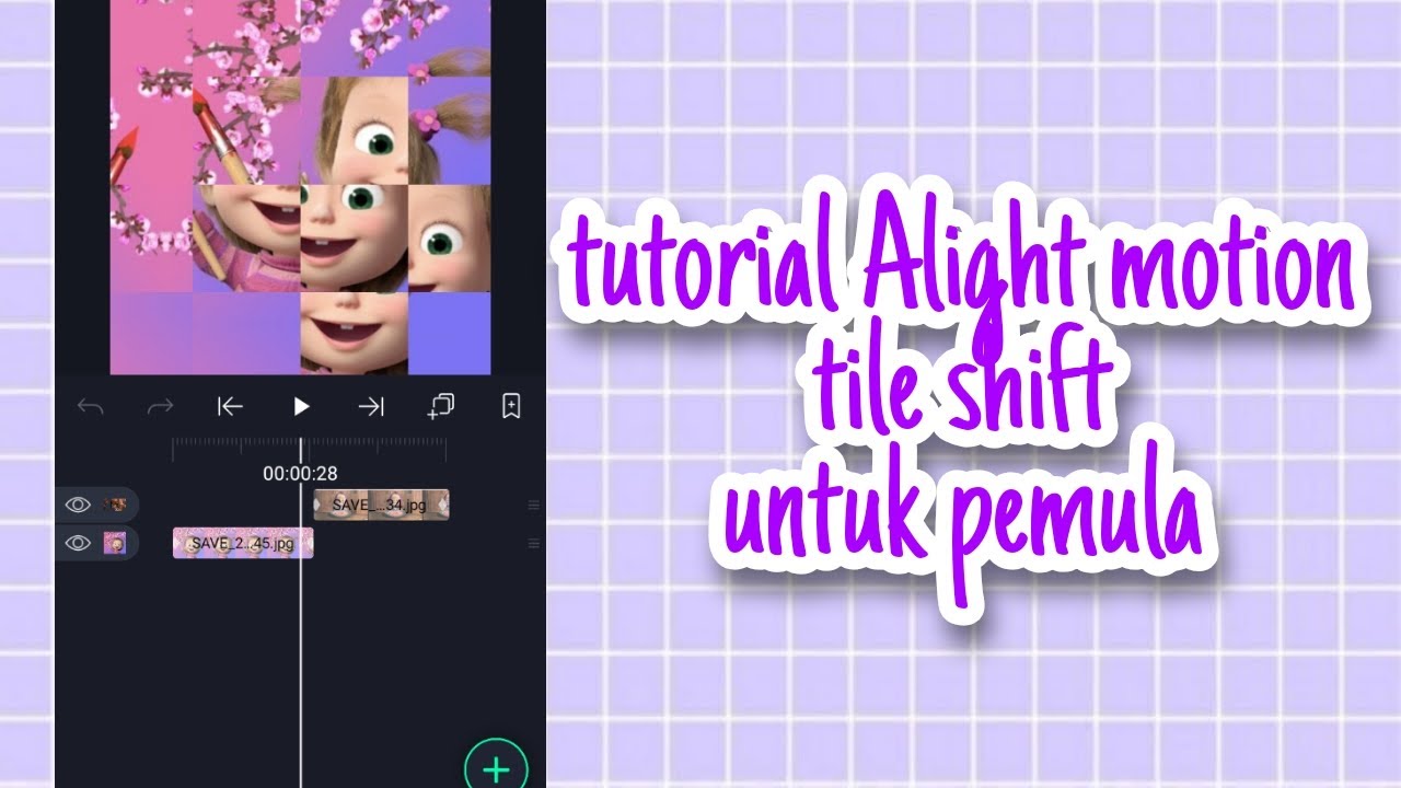tutorial tile shift/ubin geser,Alight motion untuk pemula - YouTube