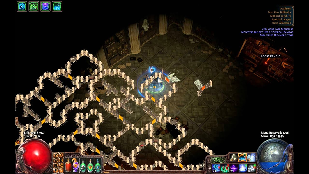 Path of Exile - Academy Boss with Glacial Cascade - YouTube
