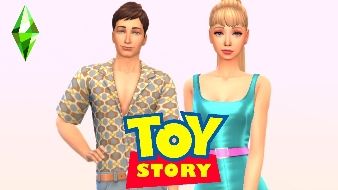 Barbie And Ken [Toy Story 3] : Create a Sim I Sims 4 - YouTube