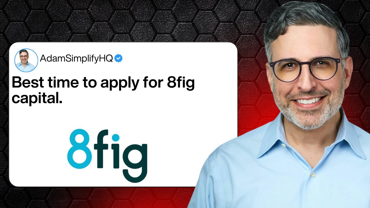Best time to apply for 8fig capital. - YouTube