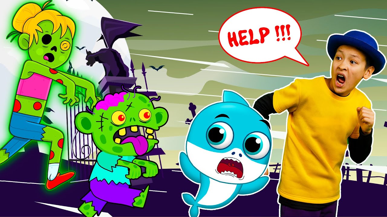 Zombie Is Coming Song | Baby Shark & JoJo Kids Songs - YouTube
