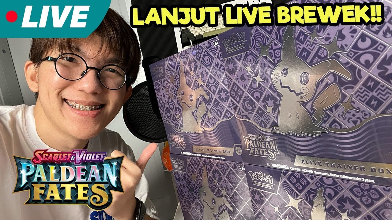 LANJUT BREWEK! KALI INI PALDEAN FATES! - Unboxing Kartu Pokemon - YouTube