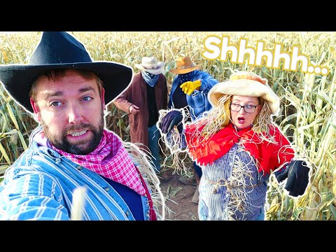 Hiding From Bandits in a Corn Maze!