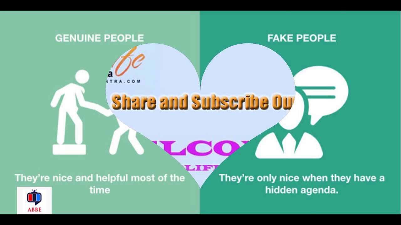 How to Spot Fake Nice People - YouTube