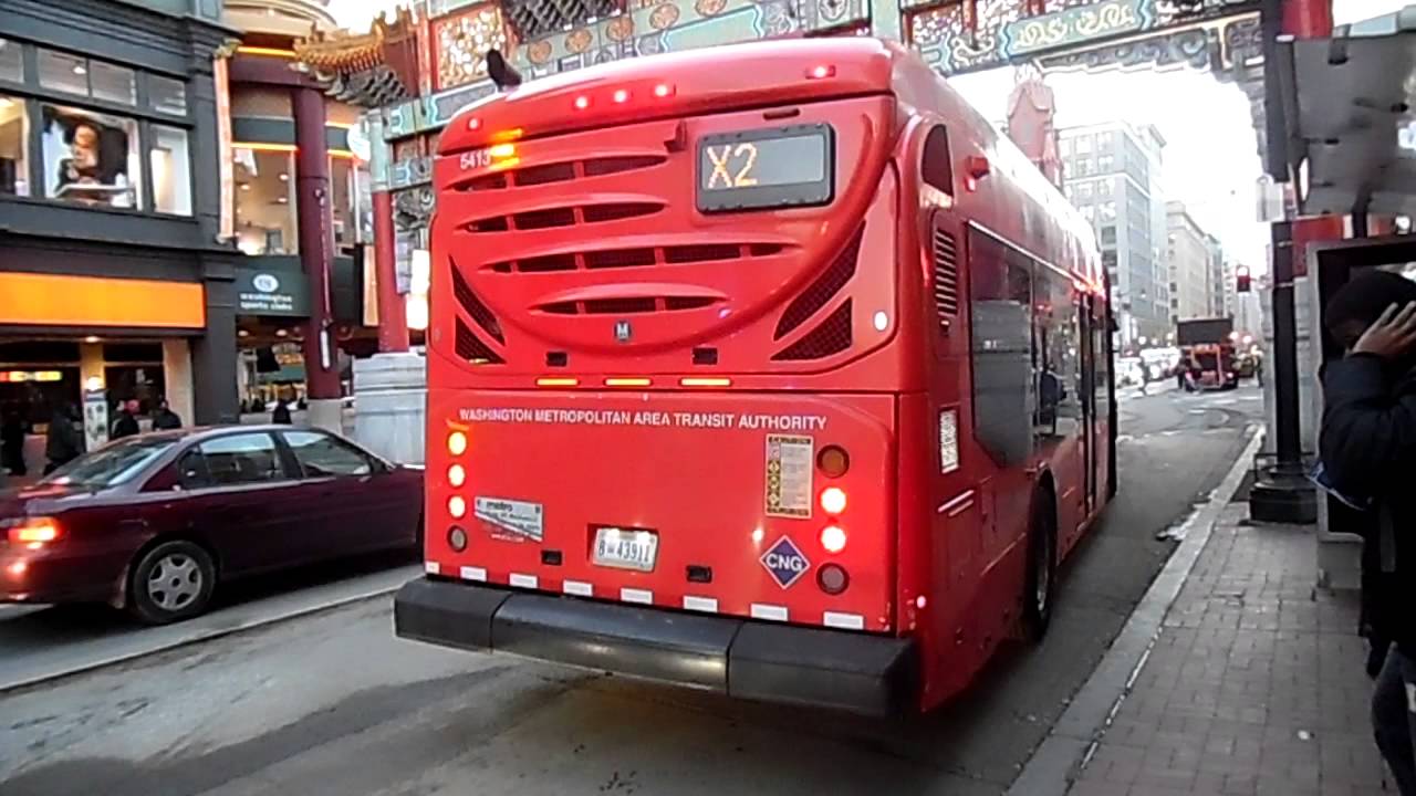 Wmata 2008 North American Bus Industries NABI 60ft-BRT #5413 On Route ...