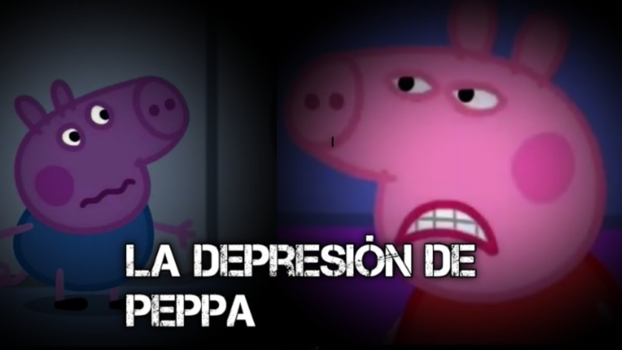 Creepypasta de Peppa pig + Winnie Pooh la depresión de Peppa 1/3 - YouTube