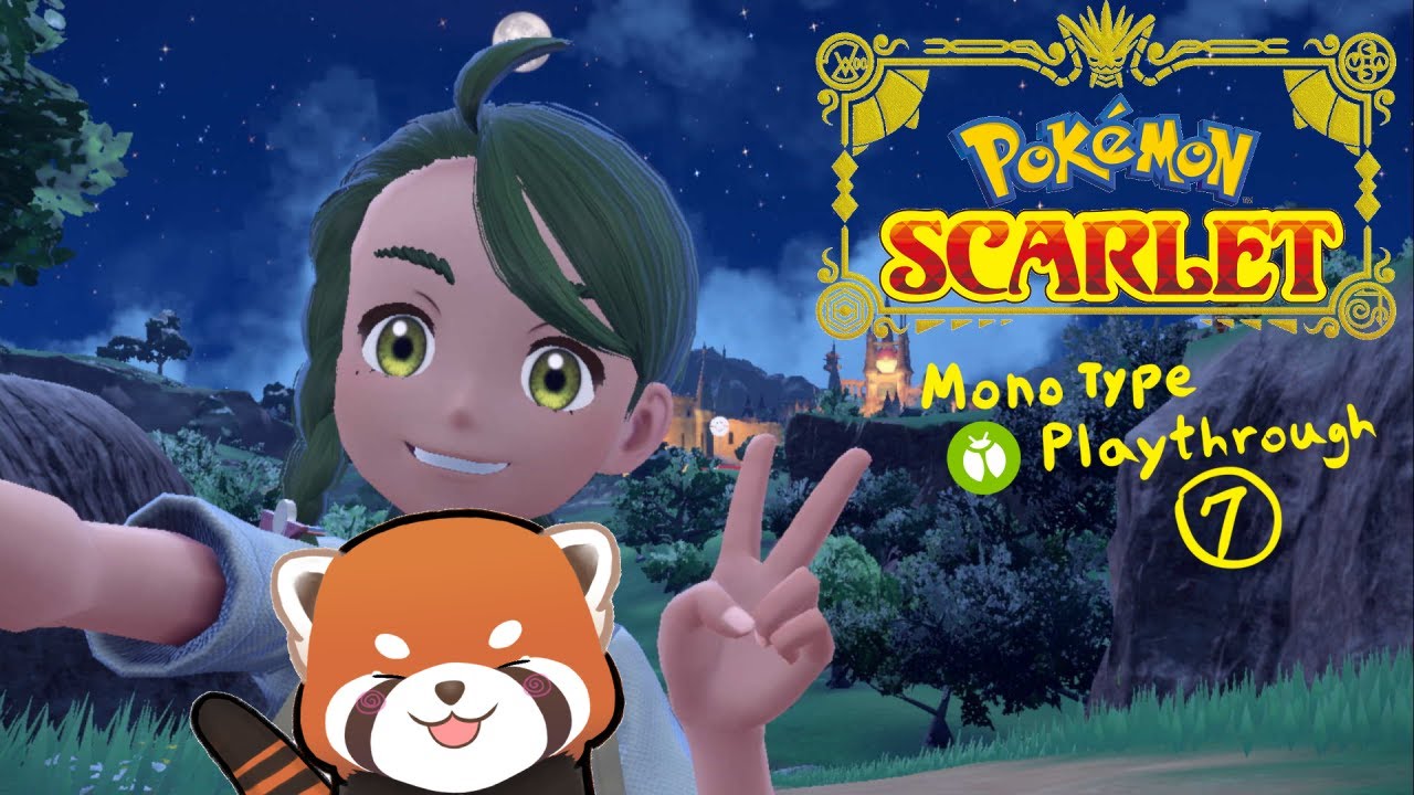 (Pokemon Scarlet) Mono-type bug playthrough! [07] To Area Zero! - YouTube