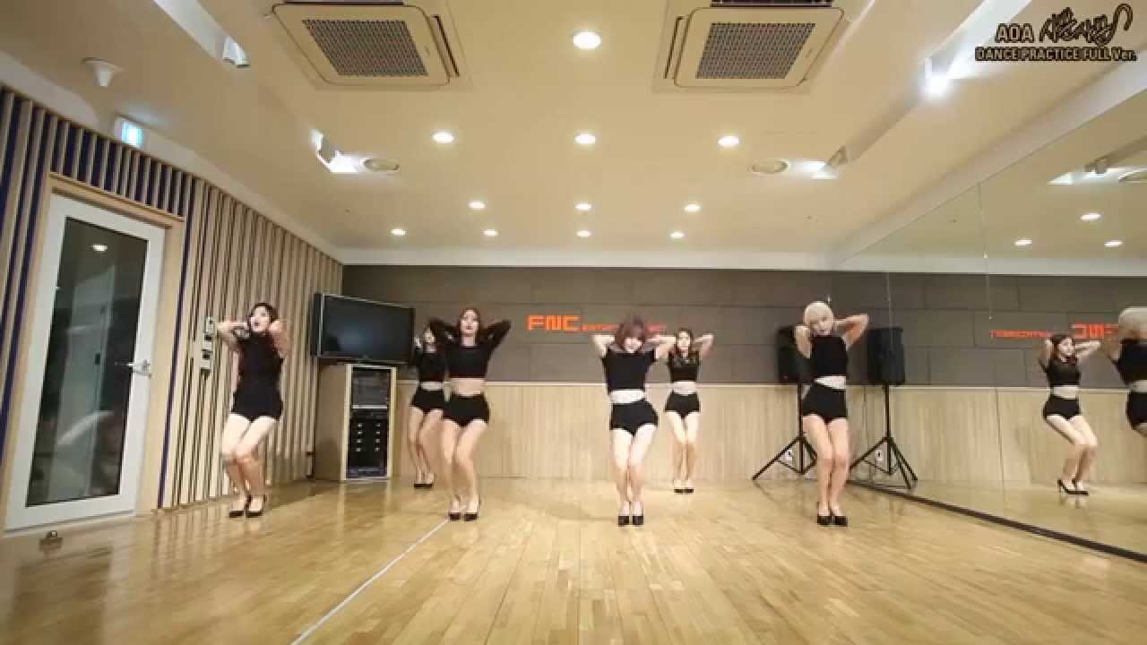AOA Like A Cat Dance Practice - YouTube