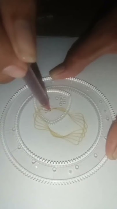 easy spirograph drawing | spirograph | art #shorts - YouTube