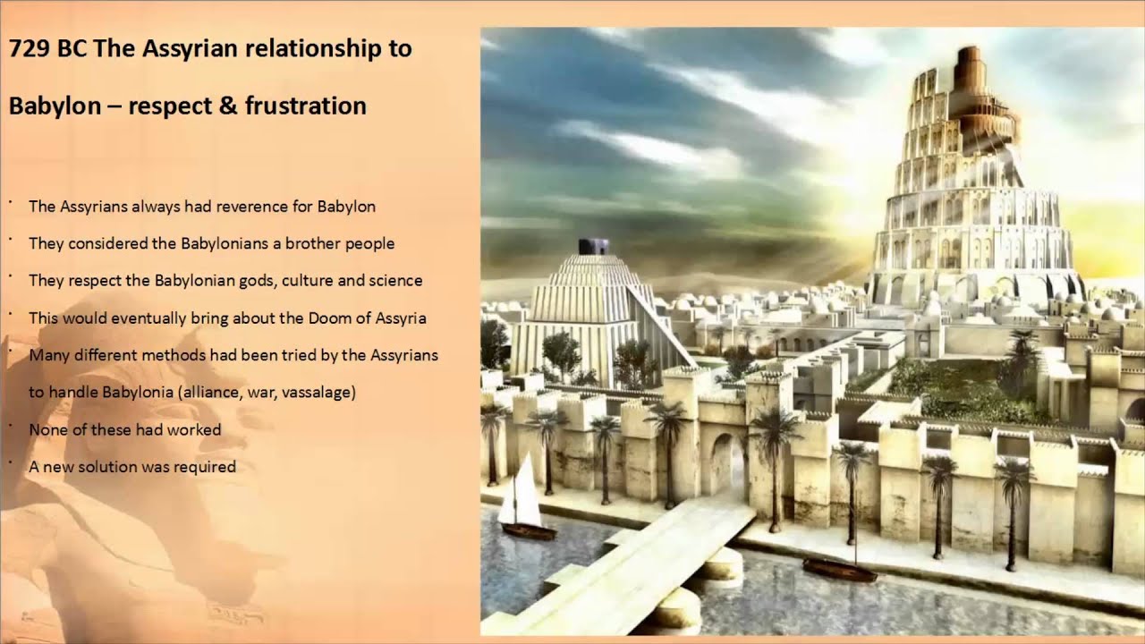 Events of the 720s BC p1 An Assyrian King in Babylon - YouTube