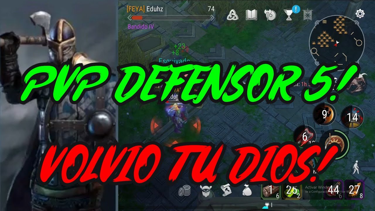 | FROSTBORN | PVP DEFENSOR 5! HA VUELTO TU DIOS! - YouTube