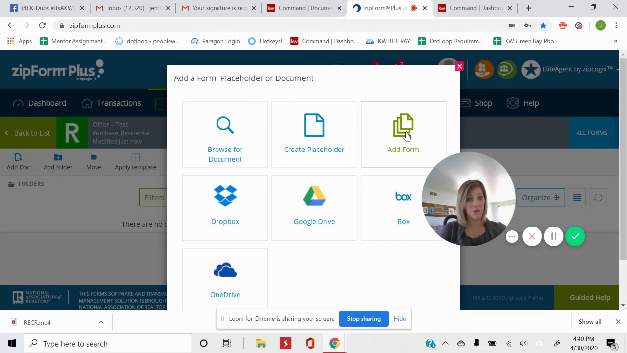 Zipforms How To Create Template Folders YouTube Zipforms How To Create Template Folders YouTube