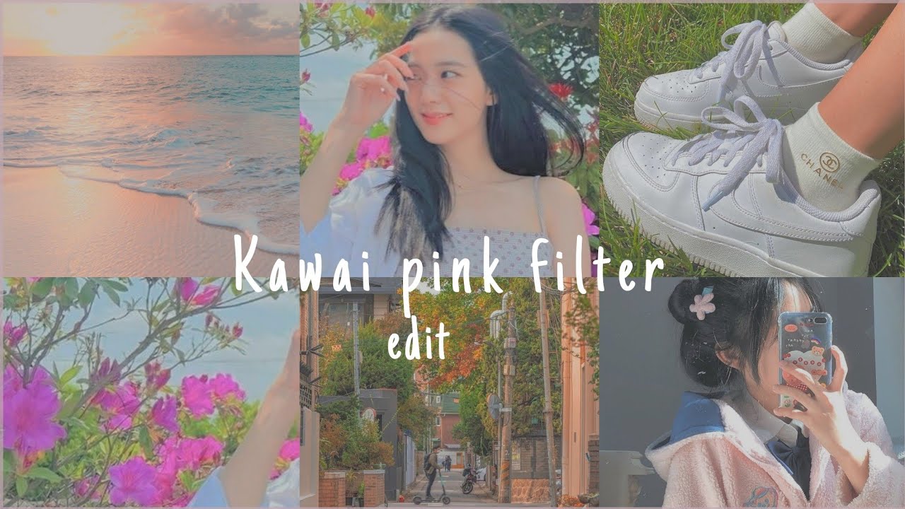 How to add kawaii pink filters on your photos using VSCO/#vsco # ...