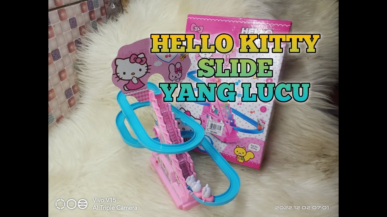 PERMAINAN HELLO KITTY SLIDE II kereta slide terbaru - YouTube