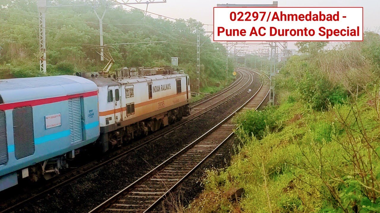Slowest Moving Duronto with Mega Offlink - 02297/ADI - Pune AC Duronto ...