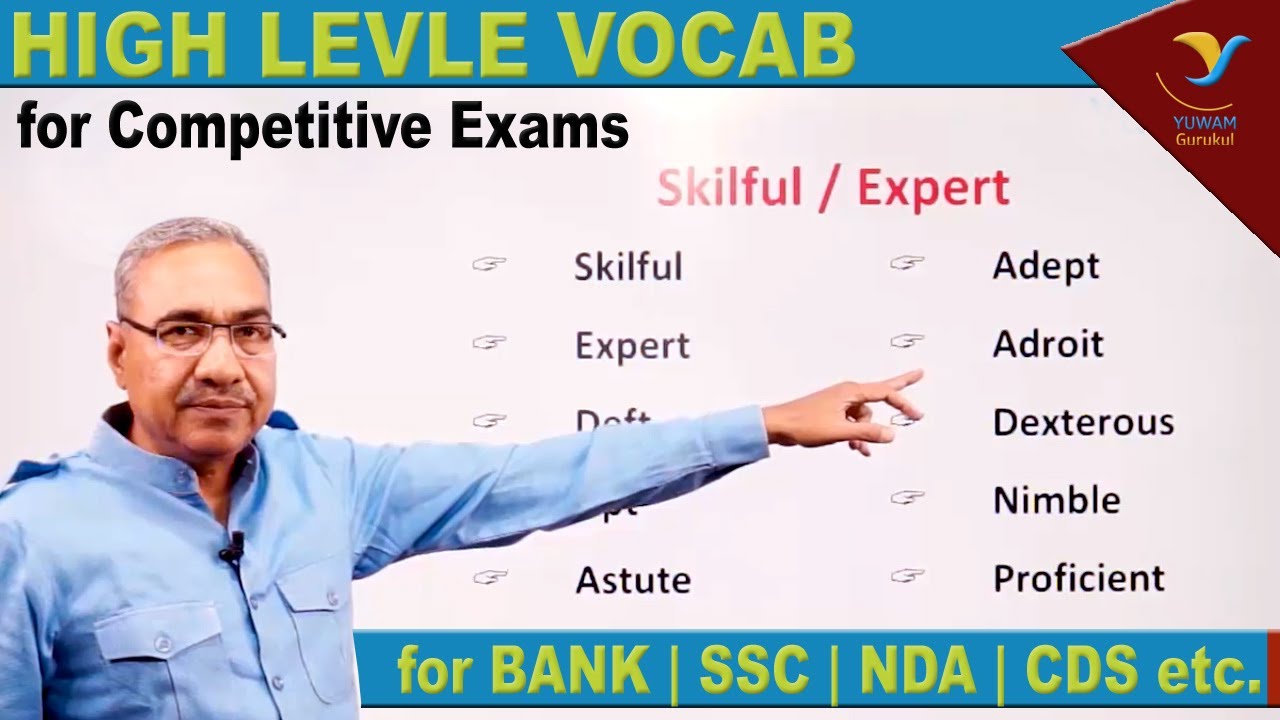 #skilful #expert #adept #adroit #deft #apt #nimble #virtuoso || Vocab ...