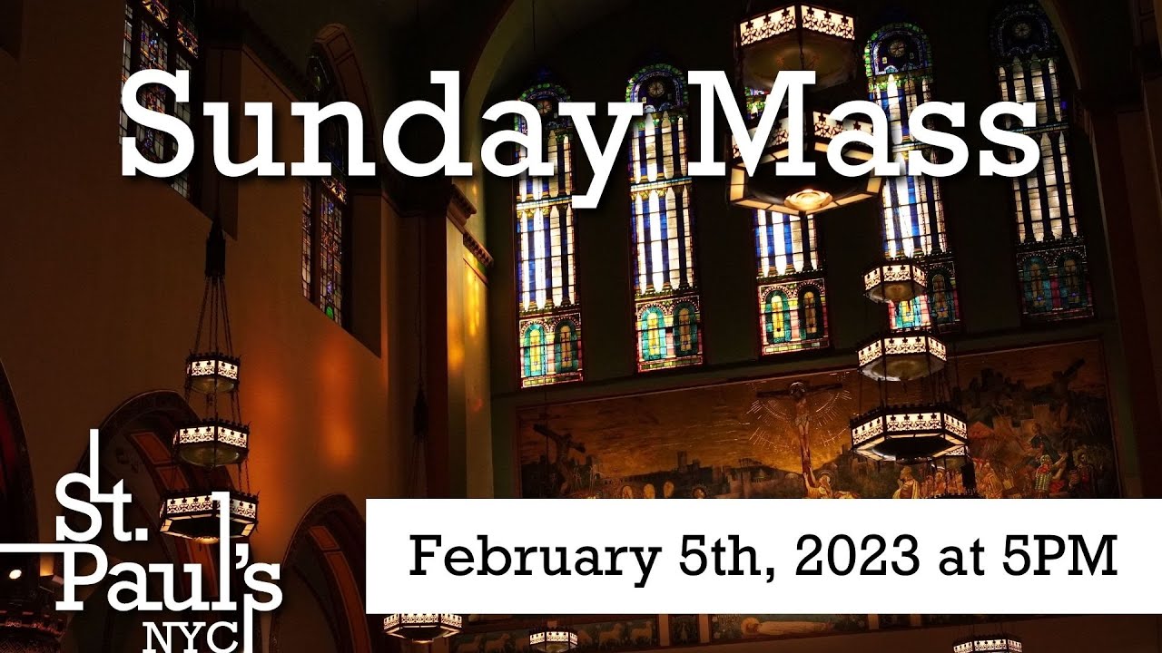Sunday Mass - February 5th, 2023 at 5PM - YouTube