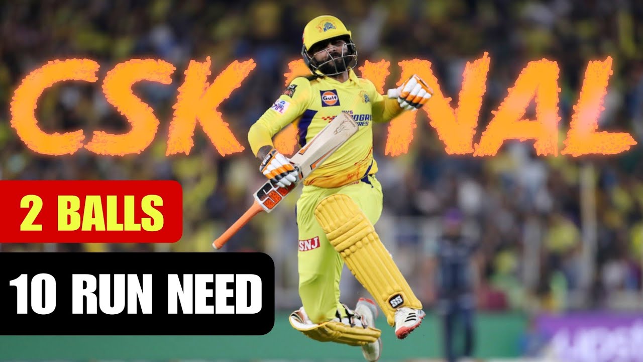 CSK VS GT | CSK LAST OVER | CSK LAST OVER MOVEMENT HIGHLIGHTS | 2 BOWL ...