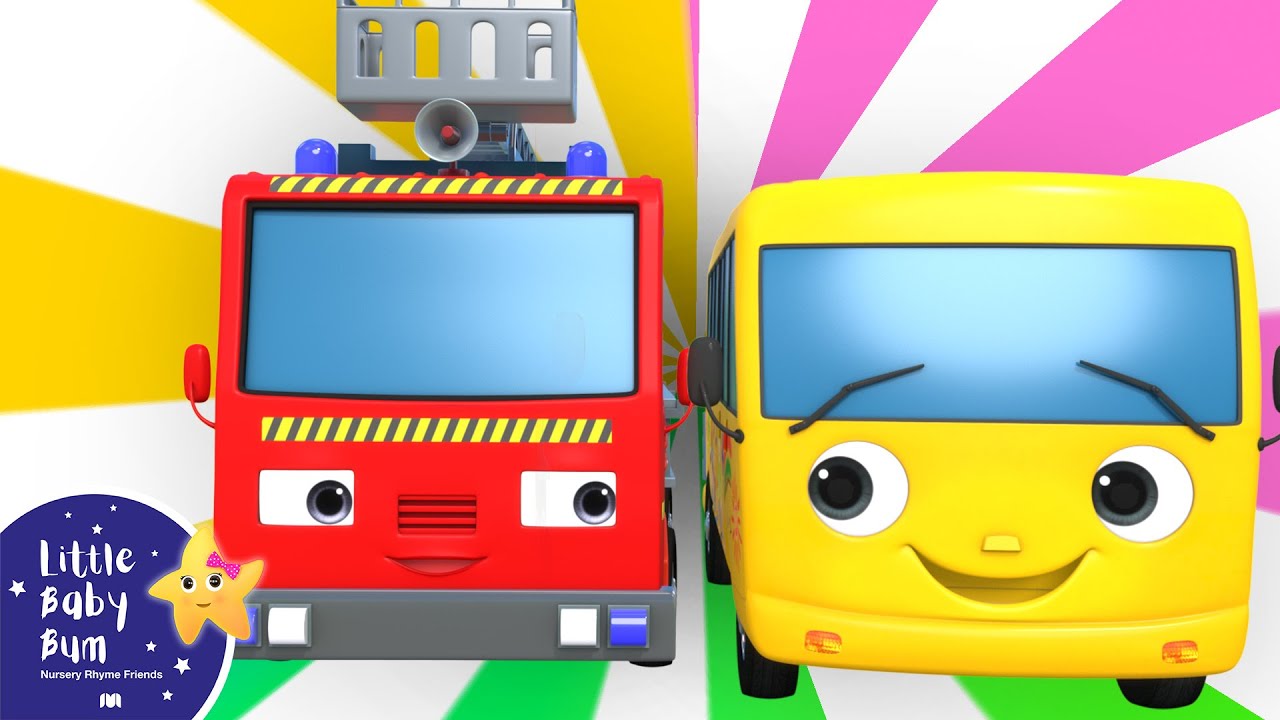 Vehicle Sounds Song + ABC Vehicles | 🚌Wheels on the BUS Songs! 🚌 ...