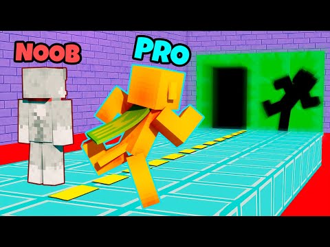Minecraft: RETO de 1.500$ si ATRAVIESAS el AGUJERO en la PARED de MOCO 🤢💸 Noob vs Pro