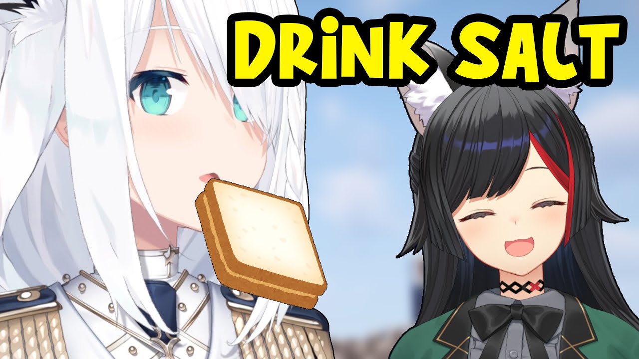 Mio tells the fascinating story of Fubuki and salty bread [Hololive ...