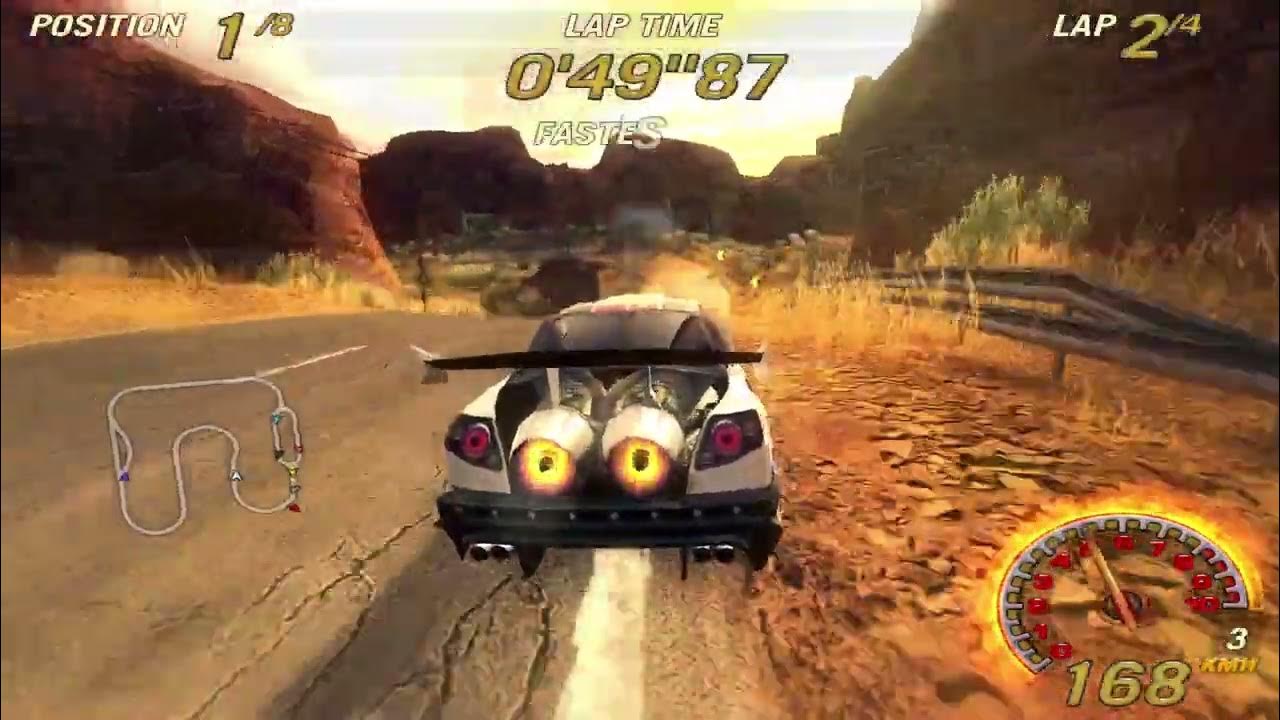 Flatout 2 Challange 10, Win race with everyone is rocket2 each hit deals x10Damage(Hardest Enemy ...