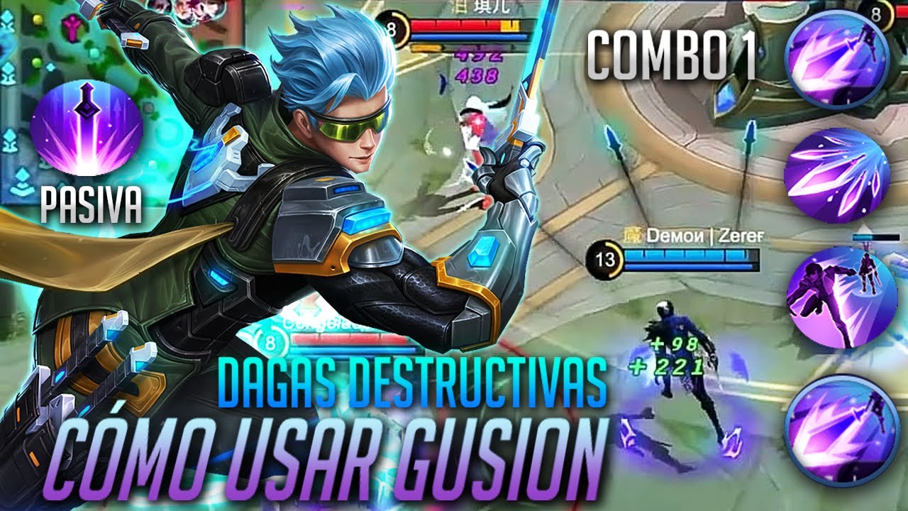 TUTORIAL GUSION ¡COMBOS y BUILD! ¿SALE del META? 🤔 | Mobile Legends - YouTube