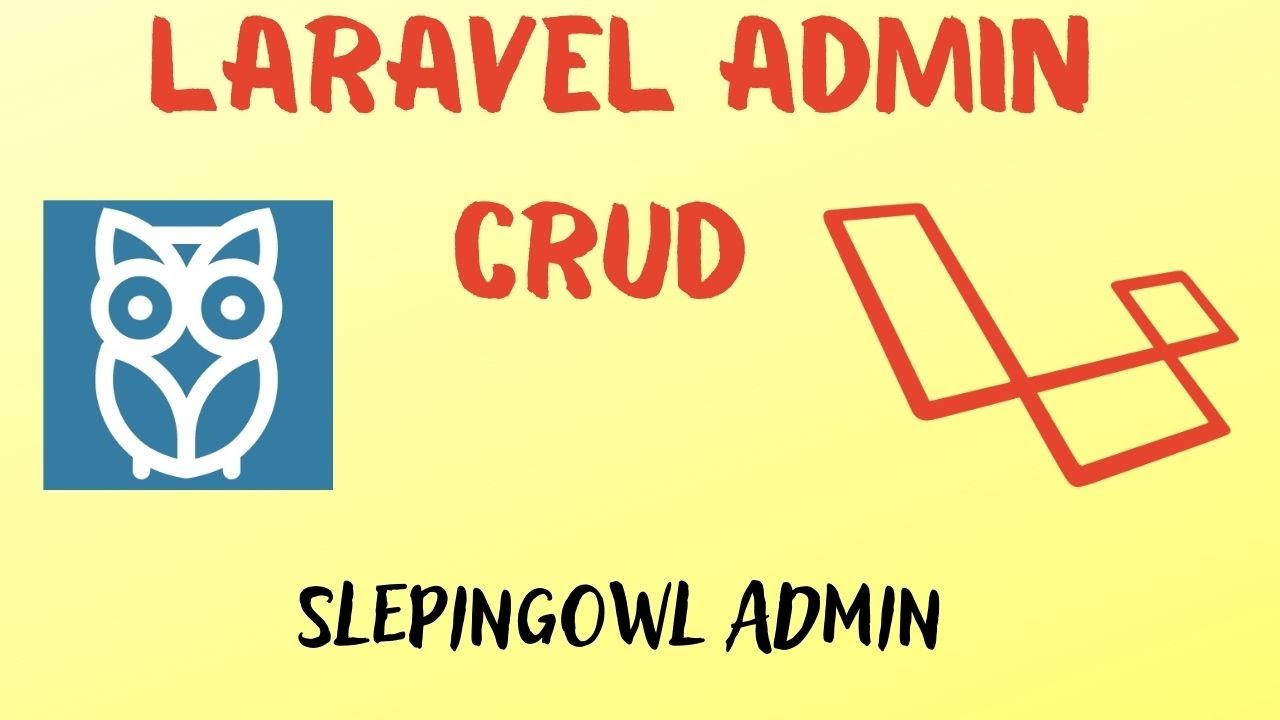 Простой laravel CRUD в админке sleepingowl - YouTube