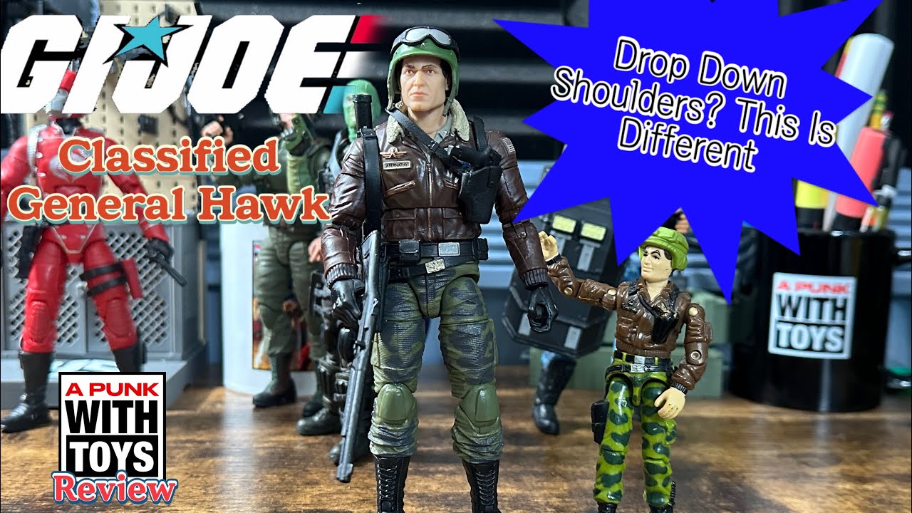 GI Joe Classified General Hawk Review - YouTube