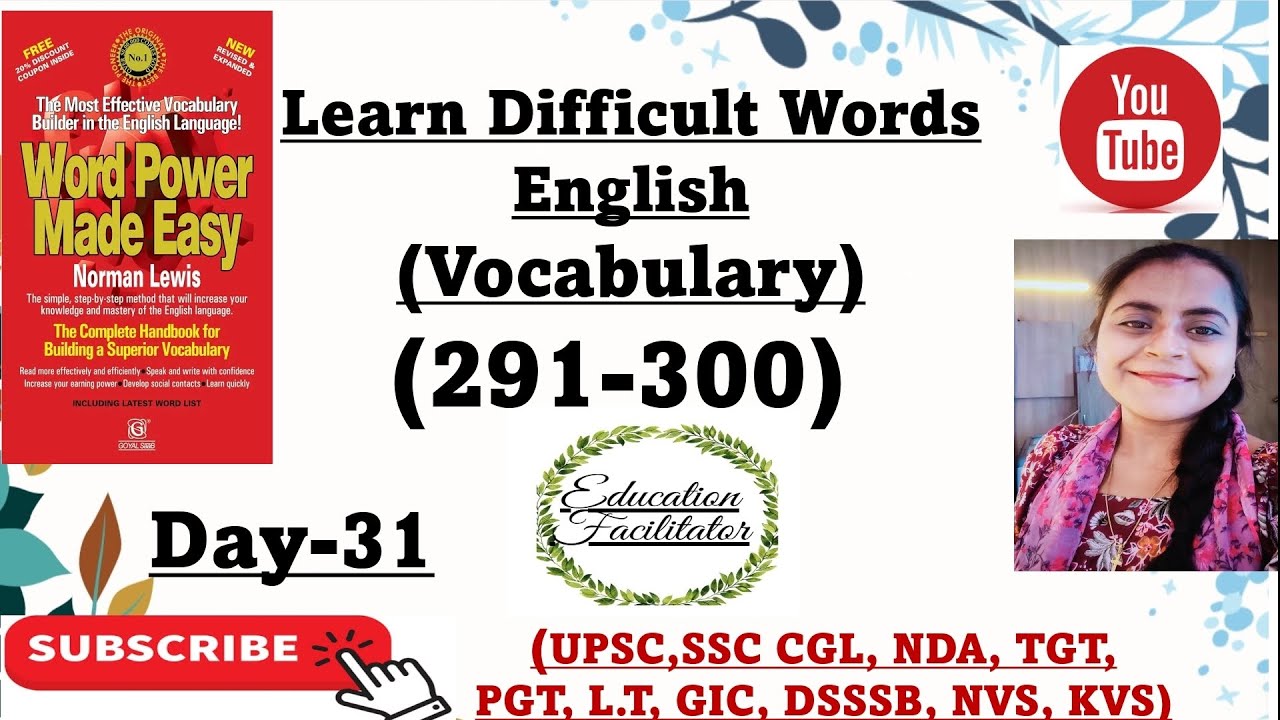 Word Power Made Easy | How to learn English Vocabulary - YouTube