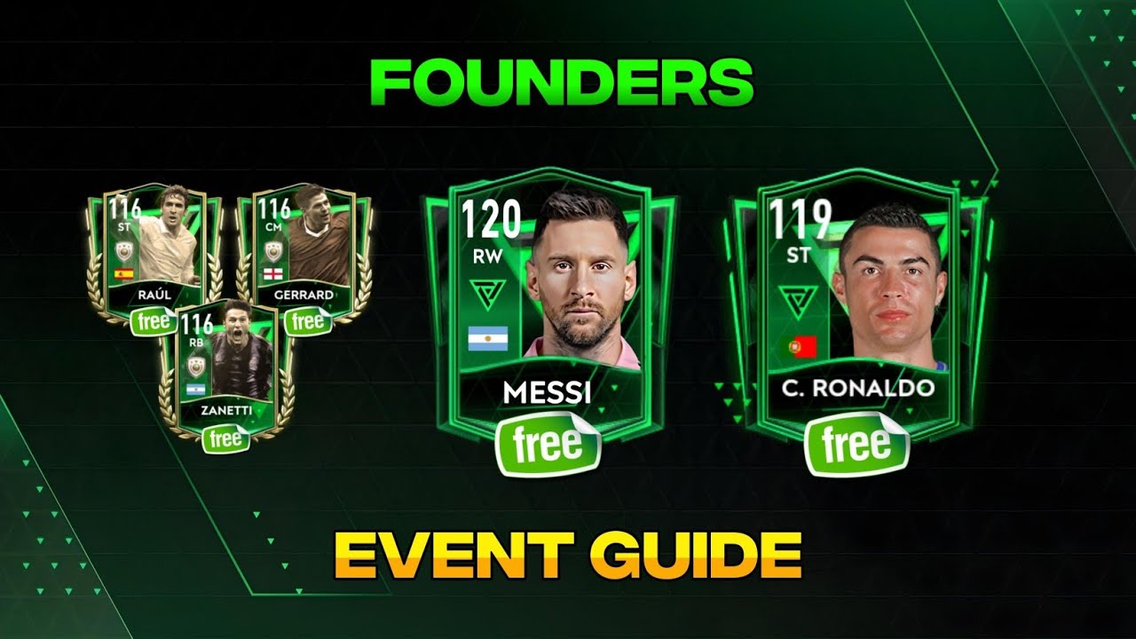 FREE 120 MESSI!! FOUNDERS EVENT GUIDE FIFA MOBILE - YouTube