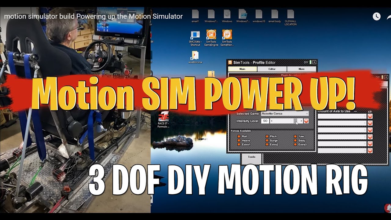 diy motion simulator build - motion simulator build Powering up the ...