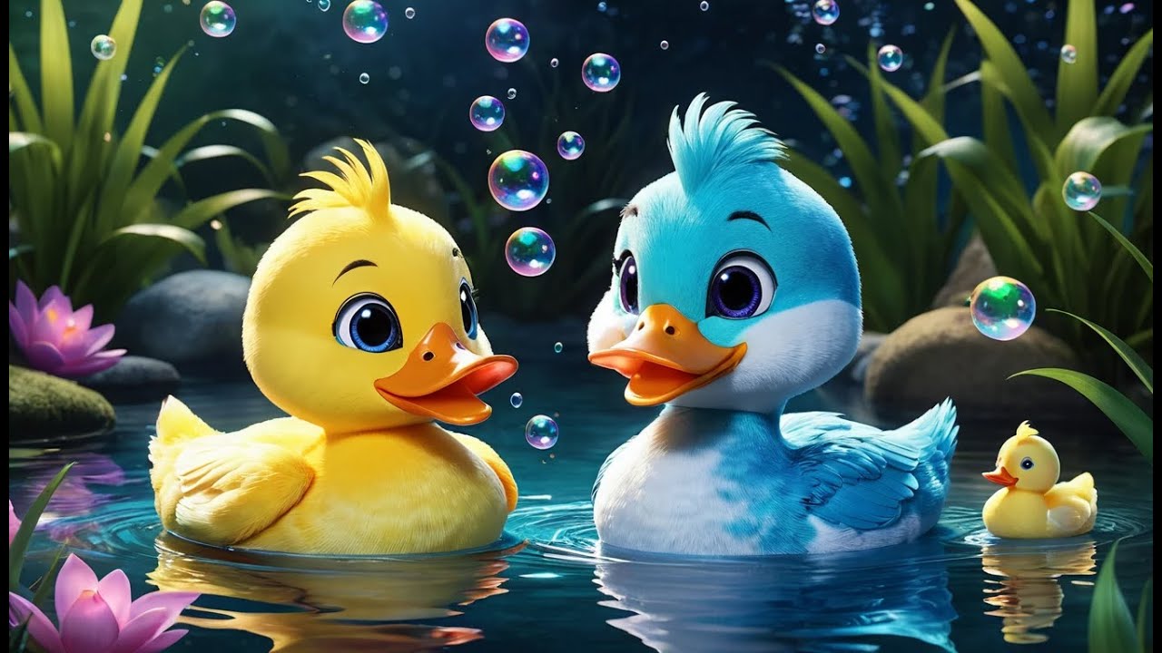Quacky Ducks and Swishy Fish | Popular Nursery Rhyme | Educational Kids ...
