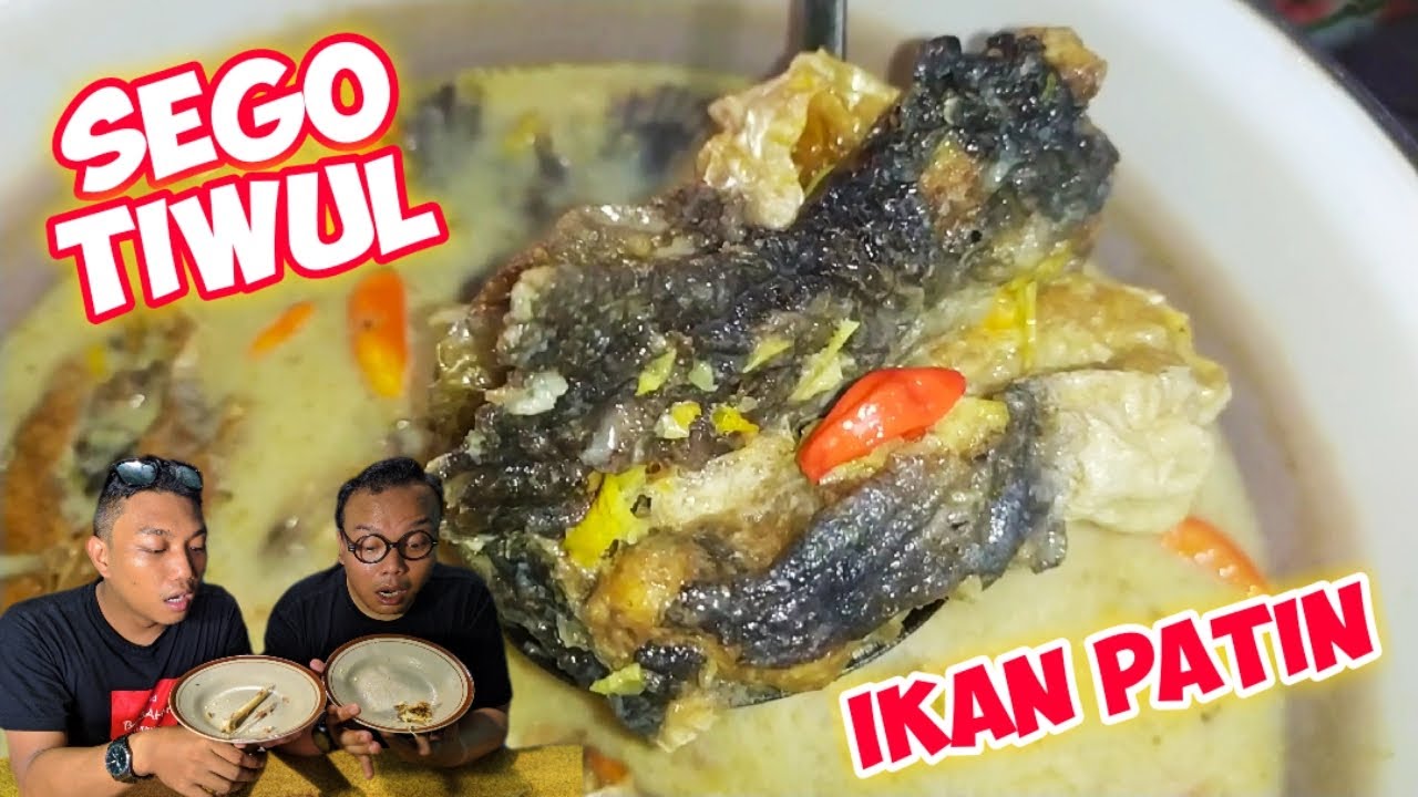 SEGO TIWUL IKAN PATIN!!! Lesehan Tiwul Selera Pedas Bu Palal || KULINER ...