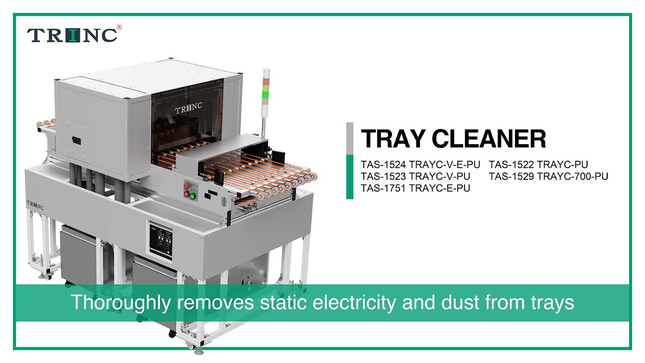 Thoroughly removes static electricity and dust from trays - YouTube