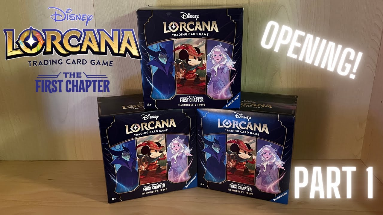 Opening Lorcana The First Chapter Part 1- Let's start this adventure ...