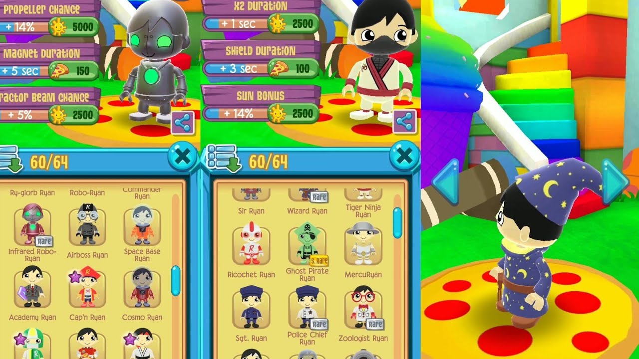 [ TAG WITH RYAN ] Wizard Ryan vs Tiger Ninja Ryan vs COMBO PANDA ...