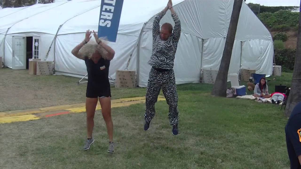 Cynthia Kaplan Revesman and Lloyd Weema Burpees - YouTube