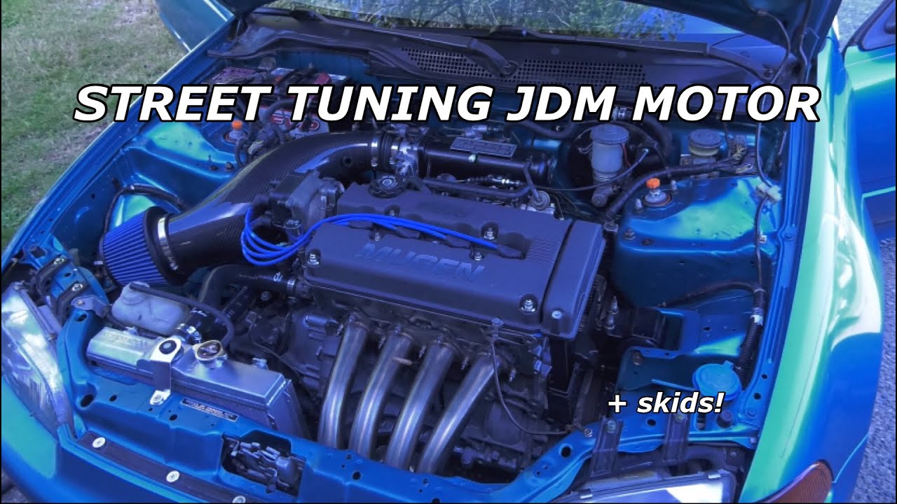 Street Tuning JDM B20 Swapped EG Hatch & Drifting At The Ridge! - YouTube