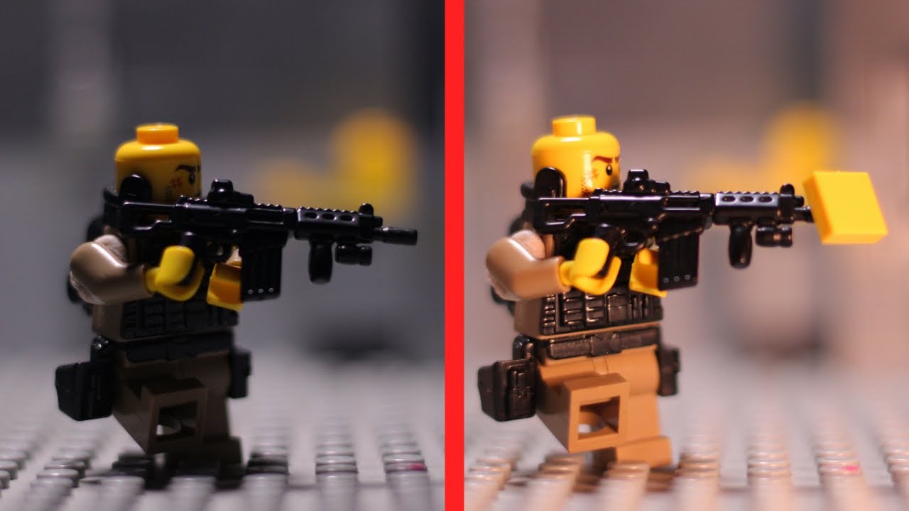 LEGO GUN EFFECT TEST - YouTube